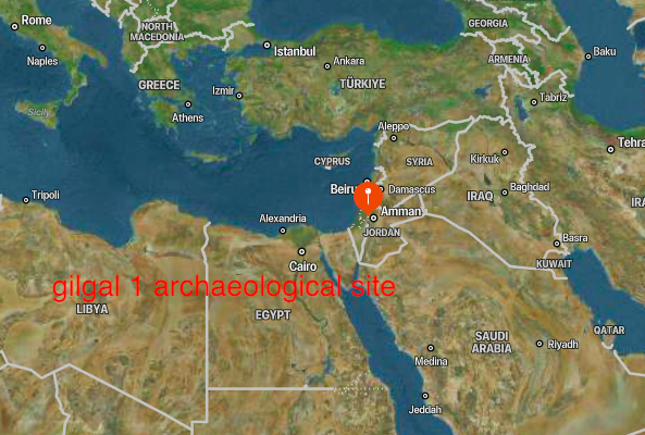 In the west bank of the Jordan valley, Gilgal I had stored caches of ...