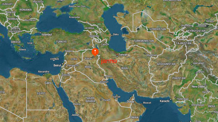 The Jarmo site is located in the Zagros mountains of northern Iraq. It ...